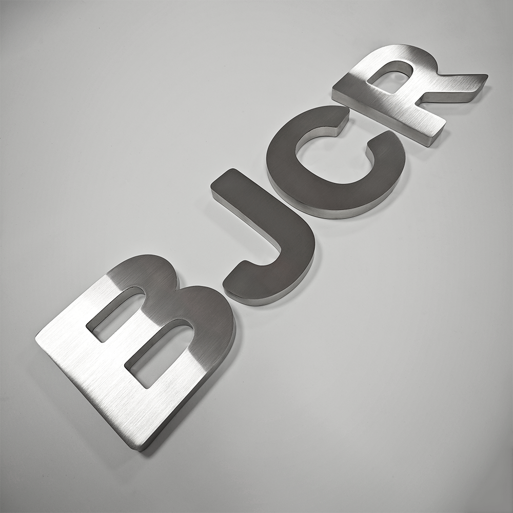 stainless steel letter metal house numbers sign board - CHNSIGN